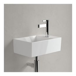 Villeroy & Boch Villeroy & Boch Memento 2.0 Handwaschbecken 432340R1 40 x 26 cm, wei&szlig; alpin C-plus, mit Hahnloch, ohne &Uuml;berlauf