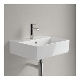 Villeroy & Boch Villeroy & Boch Memento 2.0 Waschtisch 4A225GR1 50 x 42 cm, wei&szlig; alpin C-plus, mit Hahnloch, mit &Uuml;berlauf