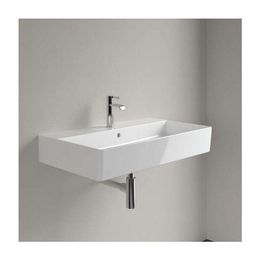 Villeroy & Boch Villeroy & Boch Memento 2.0 Waschtisch 4A228G01 80 x 47 cm, wei&szlig; alpin, mit Hahnloch, mit &Uuml;berlauf