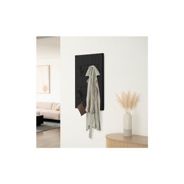 Home Deluxe Gardrobenpaneel Schwarz QUEST - 55 x 4 x 105cm