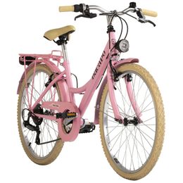 Dacapo Dacapo Kinderfahrrad 24'' Toscana vintage rosa 6 Gänge RH 41 cm