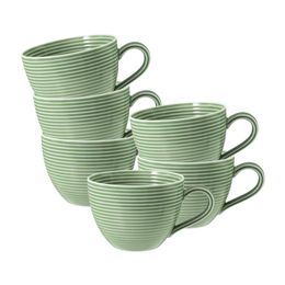 Seltmann Weiden Kaffeetassen Beat Color Glaze 0,26 l 6er Set