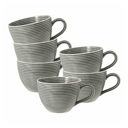 Seltmann Weiden Kaffeetassen Beat Color Glaze 0,26 l 6er Set