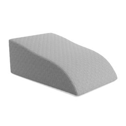 ELONEO Beinhochlagerungskissen aus Memory Foam, Beinkissen zur Entlastung, Lagerungskissen mit abnehmbaren Bezug, 62x40x24cm, grau