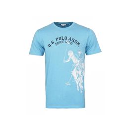 U.S. Polo Assn. U.S. POLO T-Shirt Kurzarmshirt Since 1890 mit Rundhals und Aufdruck