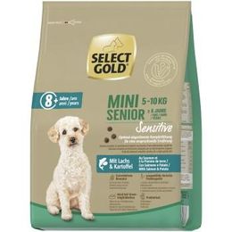 SELECT GOLD Sensitive Trockenfutter Hund Mini Senior Lachs mit Kartoffel 4 kg