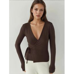 Hiccup Blouse female Brown size XS