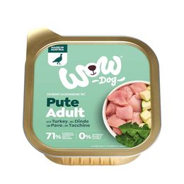 WOW! Dog Pute Adult Hunde-Nassfutter Alleinfuttermittel 11x150g
