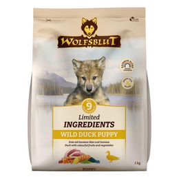 Wolfsblut Limited Ingredients Wild Duck Puppy Hunde-Trockenfutter getreidefrei 1kg