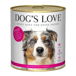 DOG&rsquo;S LOVE Dog's Love Adult Pferd Hunde-Nassfutter Mono-Protein 6x800g