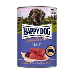 Happy Dog Sensible Pure Italy (B&uuml;ffel) Hunde-Nassfutter getreidefrei 24x400g