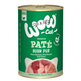 WOW Cat Adult Huhn Pur Katzen-Nassfutter getreidefrei 6x400g