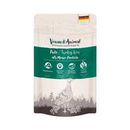 Venandi Animal Pute als Monoprotein Katzen-Nassfutter hoher Fleischanteil 12x125g