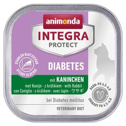 animonda Integra Protect Diabetes mit Kaninchen Katzen-Nassfutter ohne Farbstoffe 6x100g
