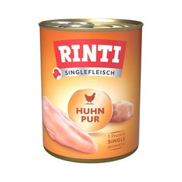 Rinti Singlefleisch Huhn pur Hunde-Nassfutter Mono-Protein 6x800g