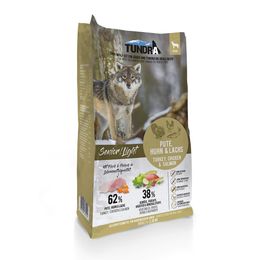Tundra Senior/Light Pute, Huhn & Lachs Hunde-Trockenfutter getreidefrei 3,18kg