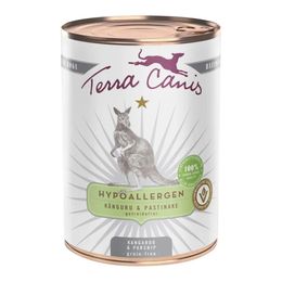 Terra Canis HYPOALLERGEN &ndash; K&auml;nguru mit Pastinake Hunde-Nassfutter hypoallergen 6x400g