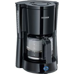 Kaffeemaschine Severin KA 4815, 1000 W, für bis zu 10 Tassen, Abschaltautomatik, Tropfverschluss, Wasserstandsanzeige, mit Glaskanne, schwarz