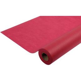 Clairefontaine Tischdecke ProNappe, wasserabweisend, abwischbar, rei&szlig;fest, L 20 m x B 1200 mm, recycelbares Spunbond, bordeauxrot, 1 Rolle