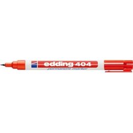 Marker Edding 404, mit feiner Spitze, rot, 1 St&uuml;ck