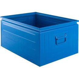 Sch&auml;fer Shop Sch&auml;fer Shop Select Stapelbox, 83 l, 250 kg, L 658 x B 459 x H 300 mm, Stahl, 5015 (himmelblau)