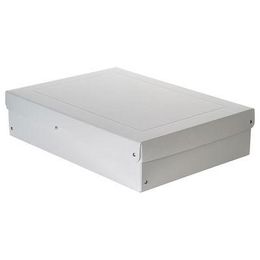 Archivbox Falken PureBox PRO A3, f&uuml;r bis zu 1250 Blatt, DIN ISO 16245-A, mit Beschriftungsfeld, L 440 x B 320 x F&uuml;llh&ouml;he 100 mm, FSC&reg;-Pappe, wei&szlig;