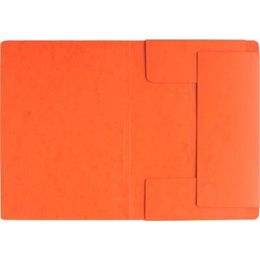 PAGNA Eckspannmappe, DIN A4, 3 Einschlagklappen, orange