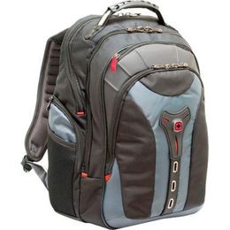 Laptop Rucksack Wenger Pegasus Comfortable, 23 l, f&uuml;r Laptops bis 17,3", Laptopfach, L 230 x B 340 x H 470 mm, Polyester, Nylon, grau/schwarz