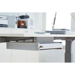 Unterbauschublade OrgaWork, Soft-Close-Einzug, abschlie&szlig;bar, B 430 x T 410 H 70 mm, wei&szlig;
