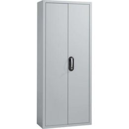 Magazinschrank, inkl. 28 Sichtlagerk&auml;sten SSI Sch&auml;fer Serie PROFI LF 211/221, hellsilber