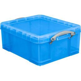 Really Useful Box Box, Kunststoff, transparent blau, 18 l