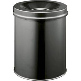 Durable Papierkorb Safe, schwarz
