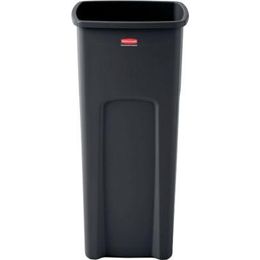 Rubbermaid Abfallbeh&auml;lter Untouchable&reg;, ohne Recycling-Logo, 87 Liter, schwarz