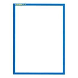 Sch&auml;fer Shop Sch&auml;fer Shop Pure SSI Magnetrahmen Standard, DIN A4 Hochformat, 5 St&uuml;ck, blau