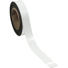 Magnetband, wei&szlig;, 30 x 10000 mm