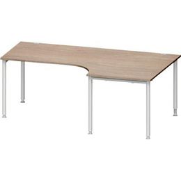Sch&auml;fer Shop Sch&auml;fer Shop Genius Winkelschreibtisch MODENA FLEX 90&deg;, Ansatz rechts, B 2000 mm, Eiche