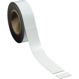 Magnetband, wei&szlig;, 40 x 10000 mm