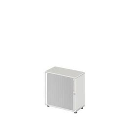 Sch&auml;fer Shop Sch&auml;fer Shop Select Querrollladenschrank Start Off, 2 OH, abschlie&szlig;bar, B 800 x T 420 x H 788 mm, Holz, lichtgrau