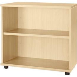 Sch&auml;fer Shop Sch&auml;fer Shop Select Anstellregal, aus Holz, 2 Fachb&ouml;den, B 800 mm x T 421 x H 750 mm, Ahorn