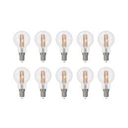 ARCCHIO LED-Leuchtmittel Filament E14 G45, 10er-Set, 3000 K