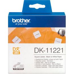 Brother Quadratische Etiketten DK-11221, 23x23 mm, 1000 St&uuml;ck