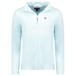 Geographical Norway Fleecejacke "Tugood" in Hellblau - 35% | Gr&ouml;&szlig;e M | Herren-pullover-sport