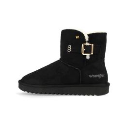 Wrangler Winterboots "Elsa" in Schwarz - 50% | Gr&ouml;&szlig;e 32 | Kinderstiefel