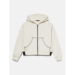 Sisley Sweatjacke in Creme - 66% | Gr&ouml;&szlig;e 160 | Kinder-sweatshirts-jacken