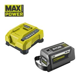 Ryobi Akku-Starterset 'Max Power RY36BK60B-160' 36 V inklusive 1 x 36 V 6,0 Ah High Energy Lithium+ Akku und Ladeger&auml;t