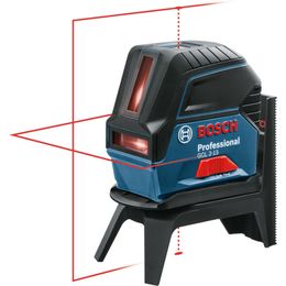 Bosch Kreuzlinien-/Kombilaser 'GCL 2-15 Professional' mit Tasche und Laserzieltafel