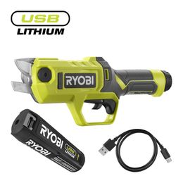 Ryobi Akku-Strauchschere 'RY4CGSA-120' 4 V mit 2,0 Ah Akku und Ladekabel