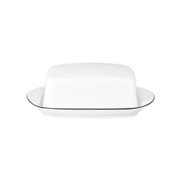 Seltmann Weiden Butterdose Lido Black Line 18,5 x 13,5 cm