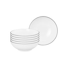 Seltmann Weiden Dessertschalen Lido Black Line &oslash; 15 cm 6er Set