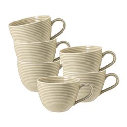 Seltmann Weiden Kaffeetassen Beat Color Glaze 0,26 l 6er Set